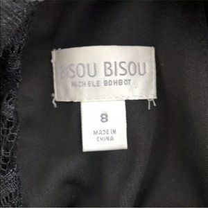 Bisou Bisou | Dresses | Bisou Bisou Sz 8 Dress Plunge Black Lace Cutout | Poshmark